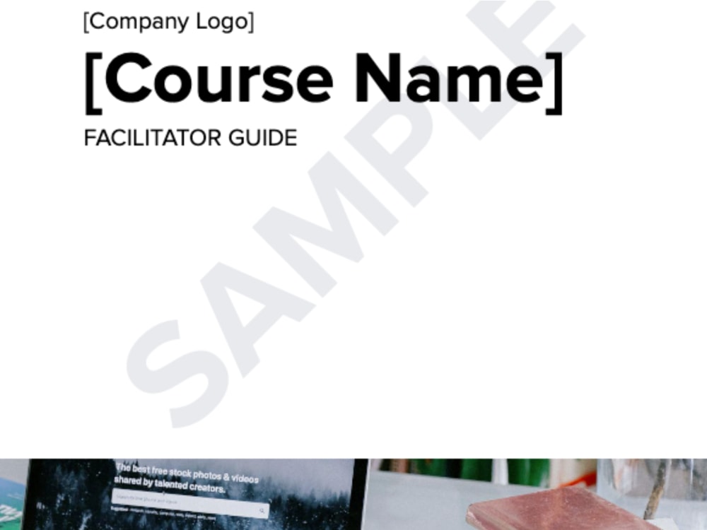 Facilitator guide for instructor-led training | Upwork
