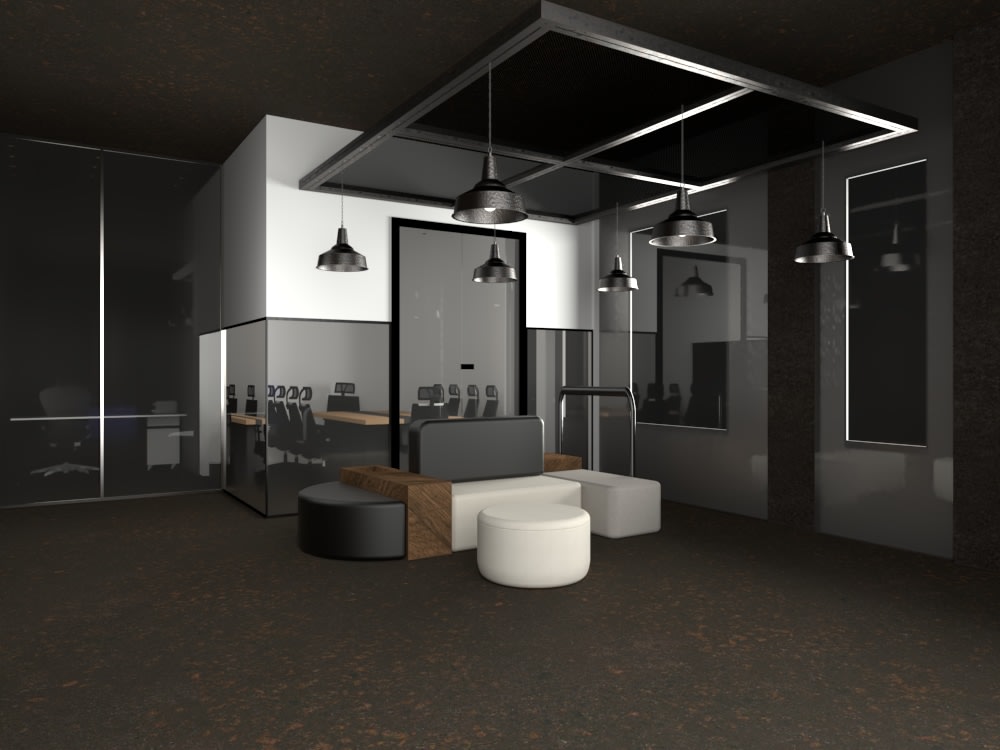 A professional interior render for your office project | Upwork