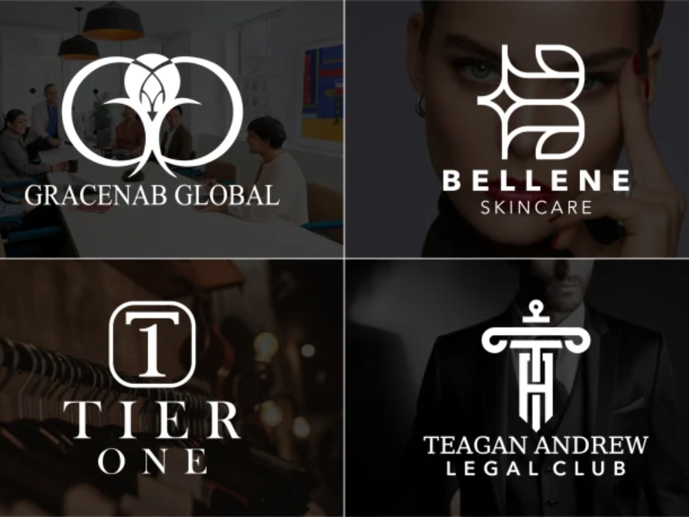 A letterform, lettermark logo design. | Upwork