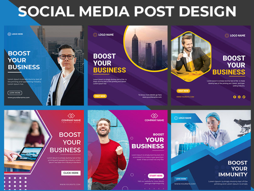 10 Professional Social Media Post Design for Your Brand | Upwork