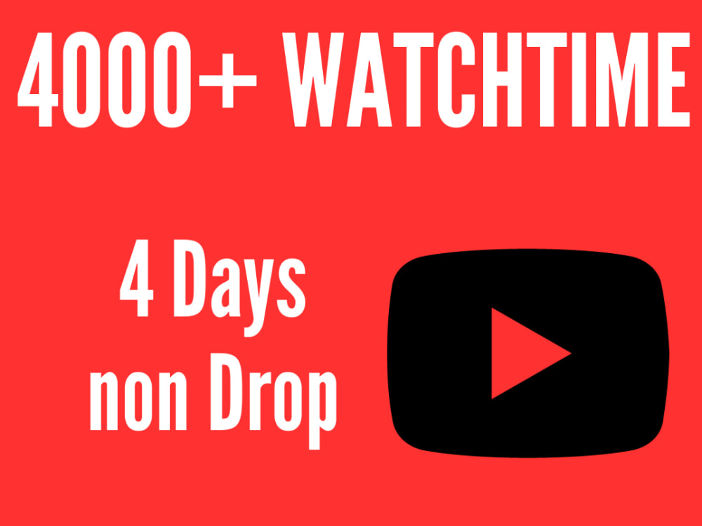 4000+ hour YouTube Watchtime for your YouTube Monetization | Upwork