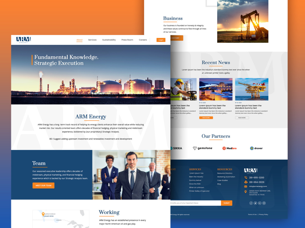 Responsive Website Landing Page UI UX design in PSD/XD/Figma ...