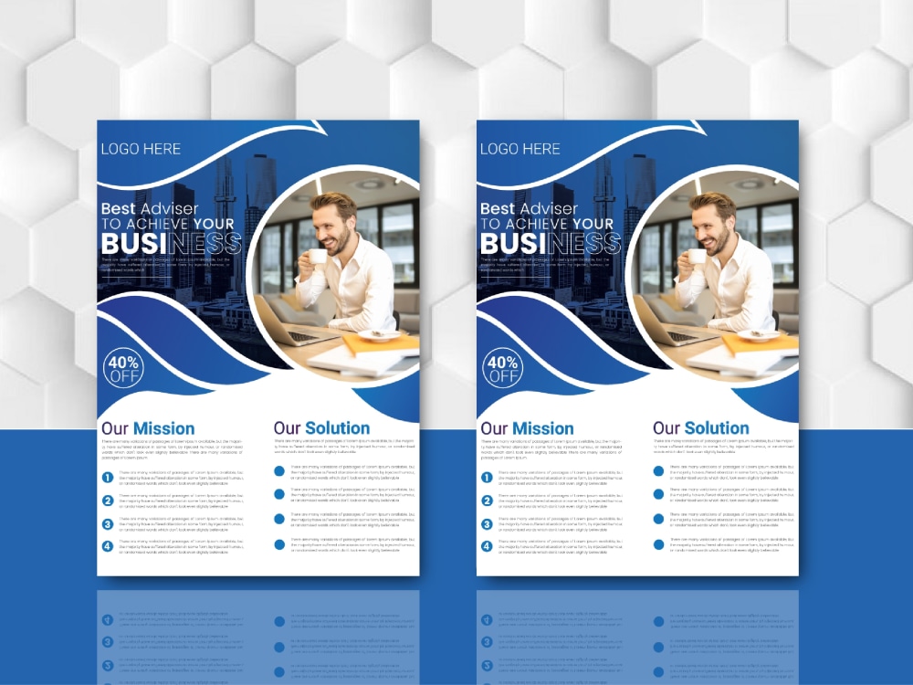 Create a professional event flyer, leaflet, marketing flyer, poster ...