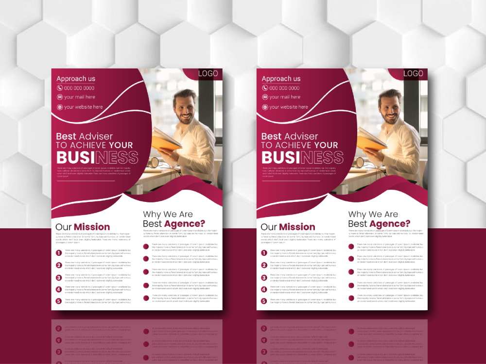 Create a professional event flyer, leaflet, marketing flyer, poster ...