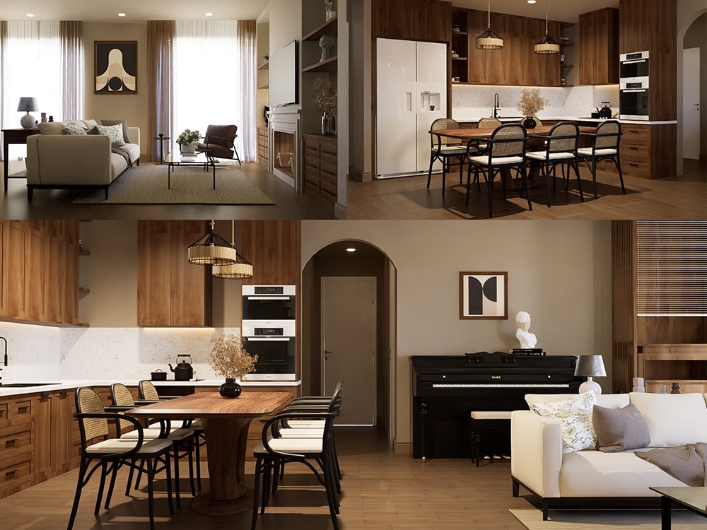 Awesome quality 3D rendering for your home interiors | Upwork