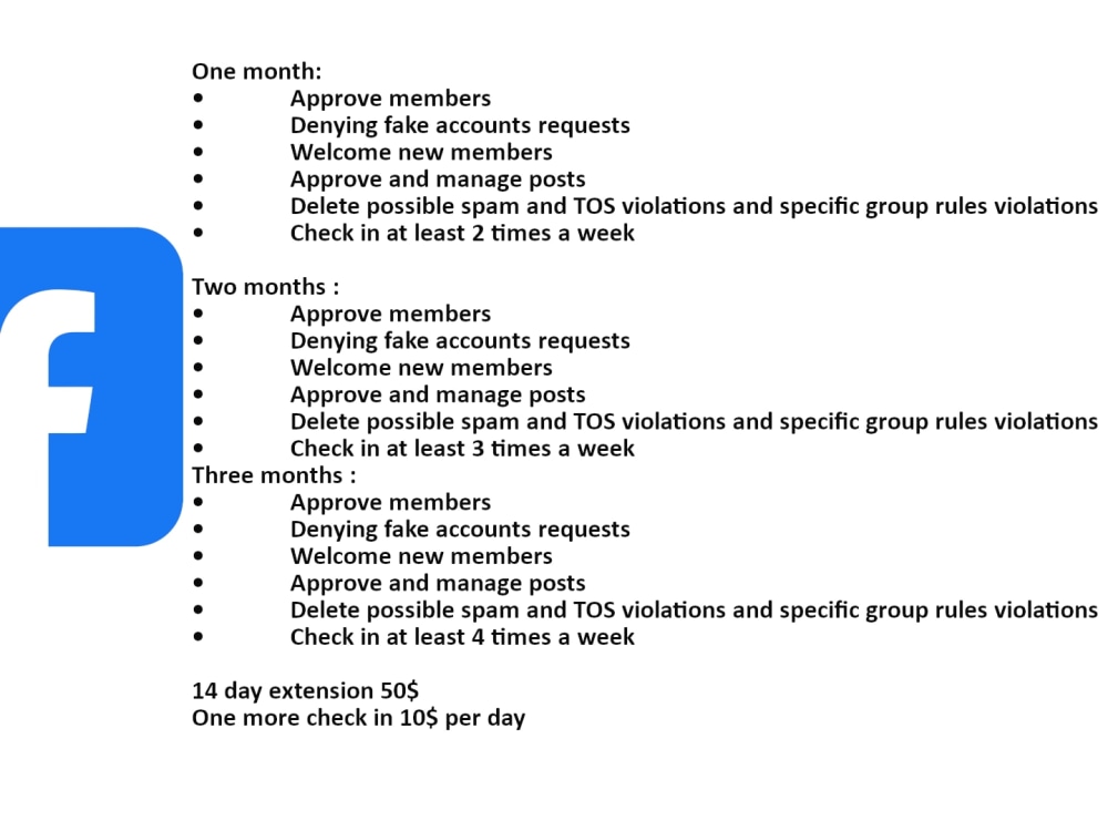 Your own facebook administrator and moderator | Upwork