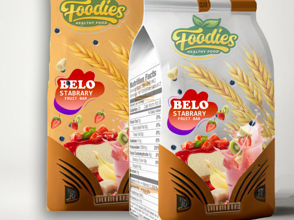 A stunning and eye-catching packaging label design for your product ...