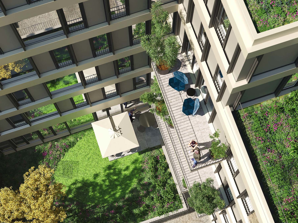 A perfect rendering for Architectural Marketing. Public Scale. | Upwork