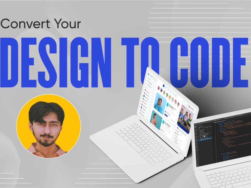 A front-end web developer, get your design to responsive code | Upwork