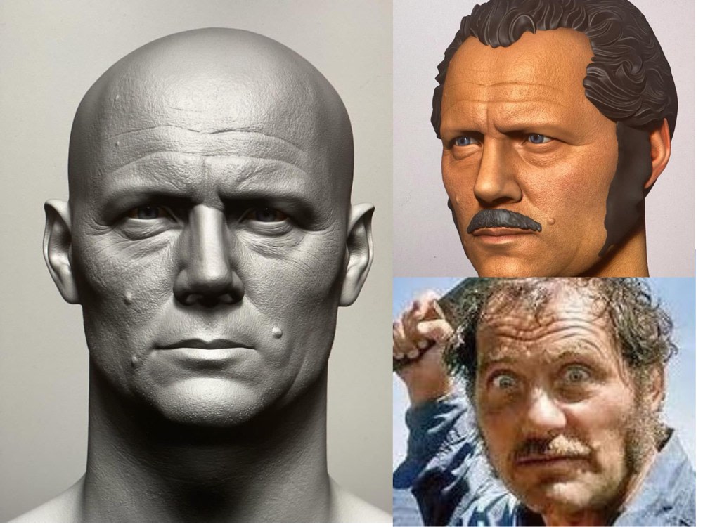 Realistic 3d face 3d head sculpt 3d face mask 3d cosplay for 3d ...