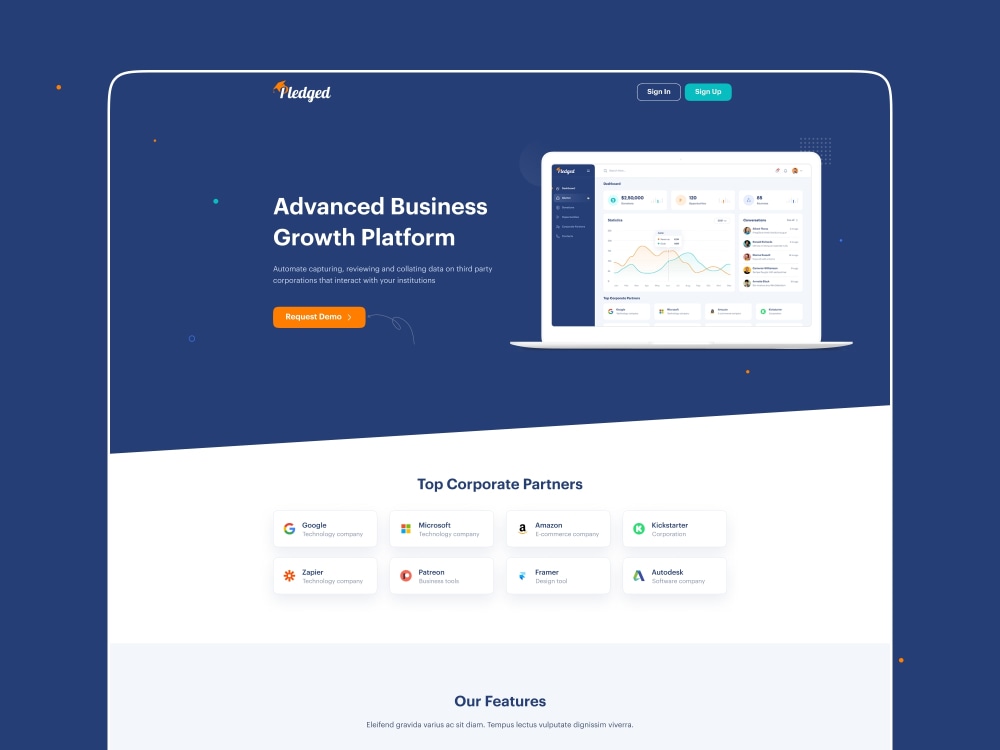Responsive Website Landing Page Design | Landing Page UI UX | Website UI UX | Upwork