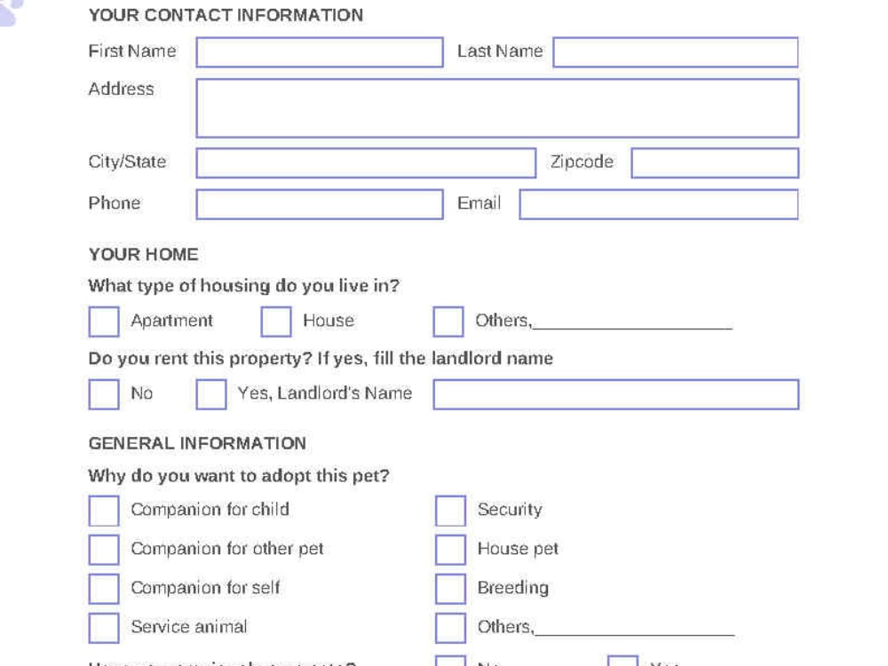 An interactive fillable PDF form from any document, Word to PDF/edit ...