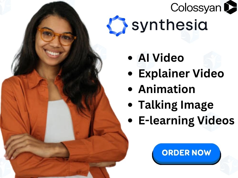 VA to create and edit your ai videos using colossyan synthesia ai deepfake | Upwork