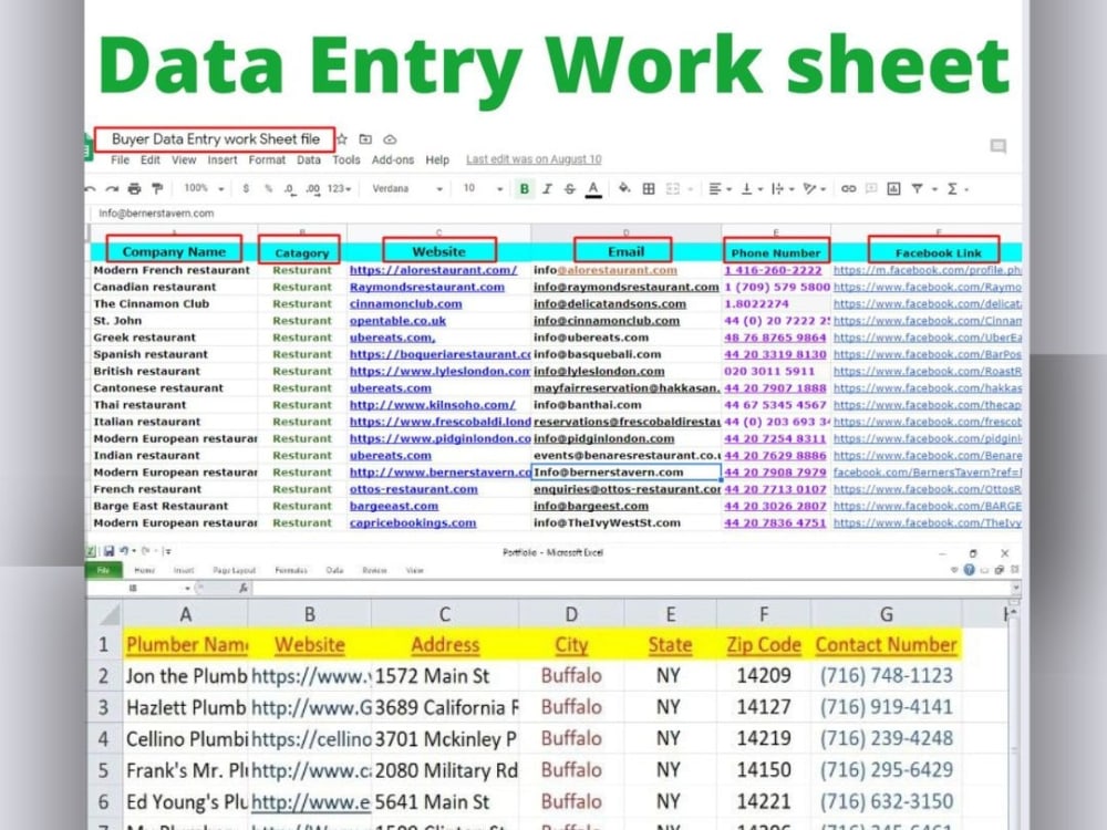 Data entry, web scraping, typing, copy paste, web research | Upwork