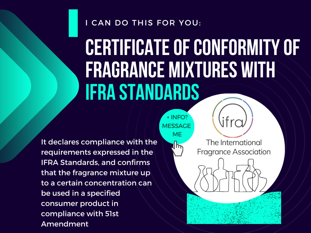 IFRA certificate 51st ammendment | Upwork