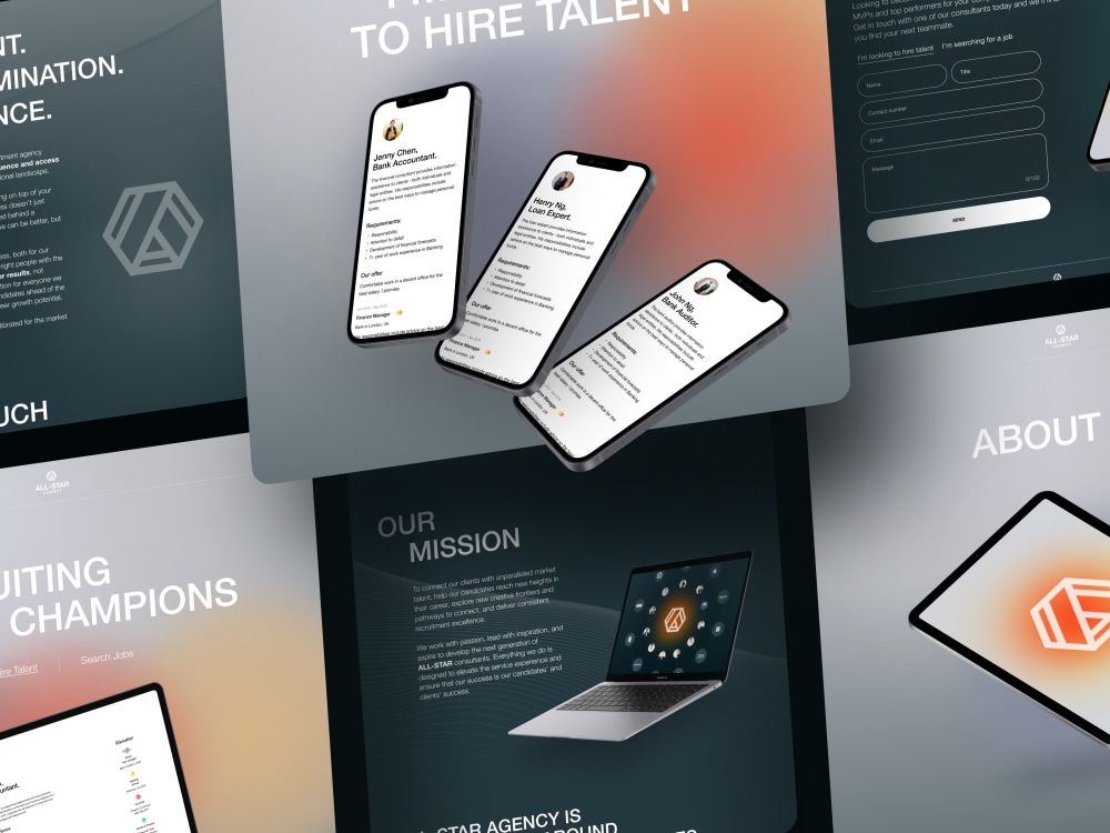 Amazing landing page design | Upwork