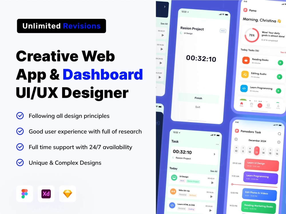 UI UX design, website, dashboard, mobile app UI UX design | Upwork