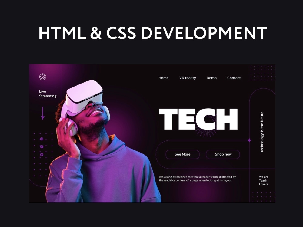 A Responsive HTML, CSS & JavaScript Pixel-Perfect Layout | Upwork