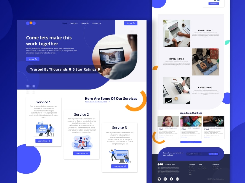 Professional and Modern Website or Mobile App UI/UX Design | Upwork