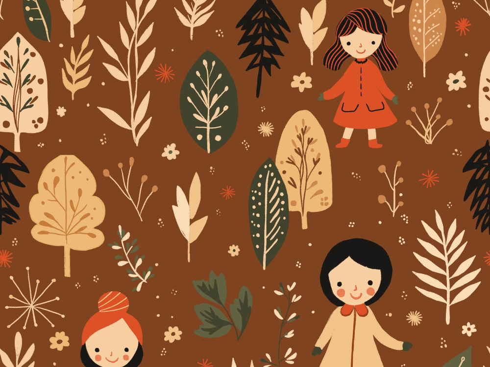 A professional seamless pattern, fabric, and textile surface design ...