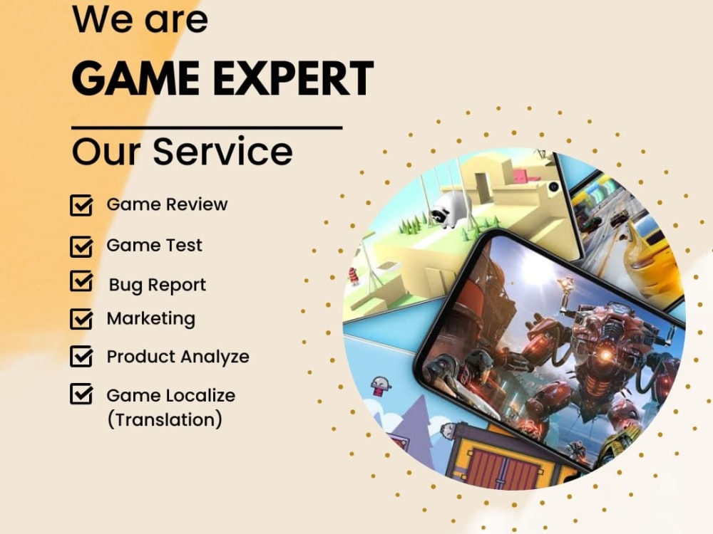 Review, Bug Test, QA, Suggestion, and everything about Publishing Game ...