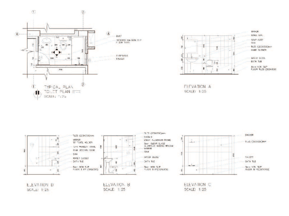 Full set of architectural and construction drawings by autocad | Upwork