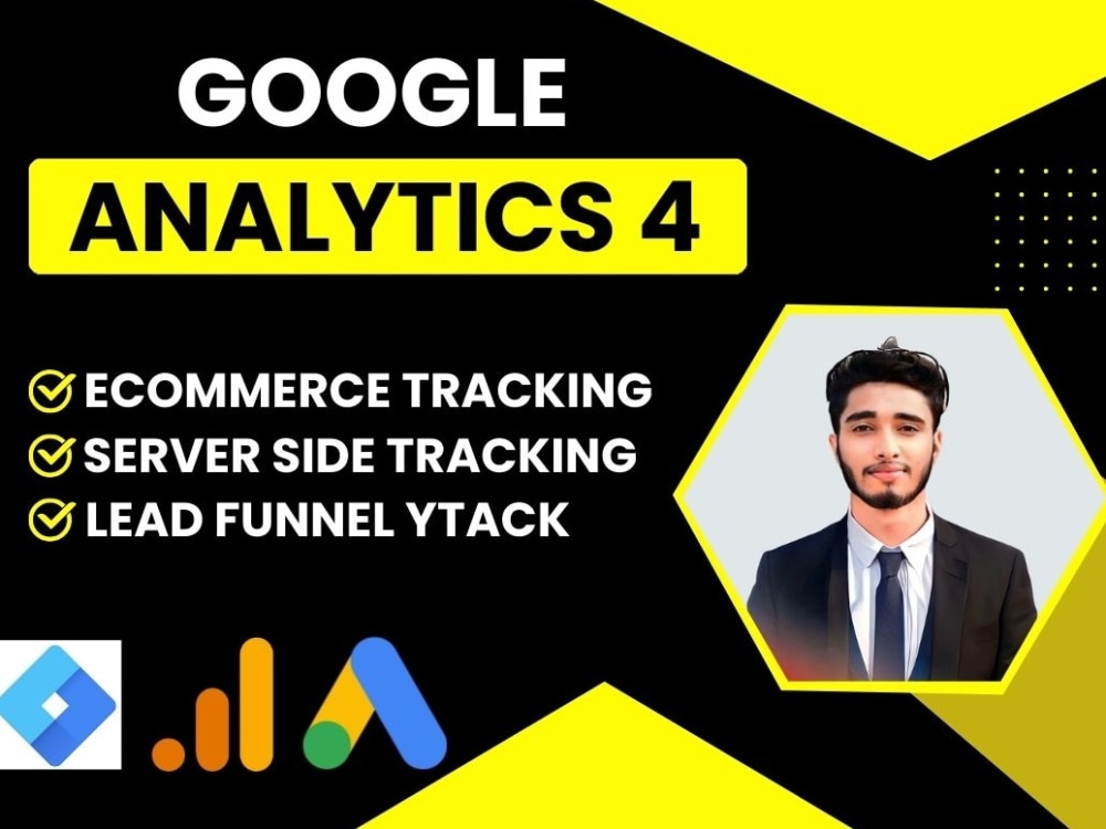 Google Analytics 4, ga4 e-commerce tracking, conversion tracking with GTM | Upwork