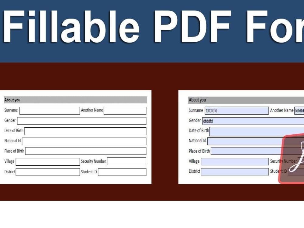 "Transform Word Docs into Interactive PDF Forms" | Upwork