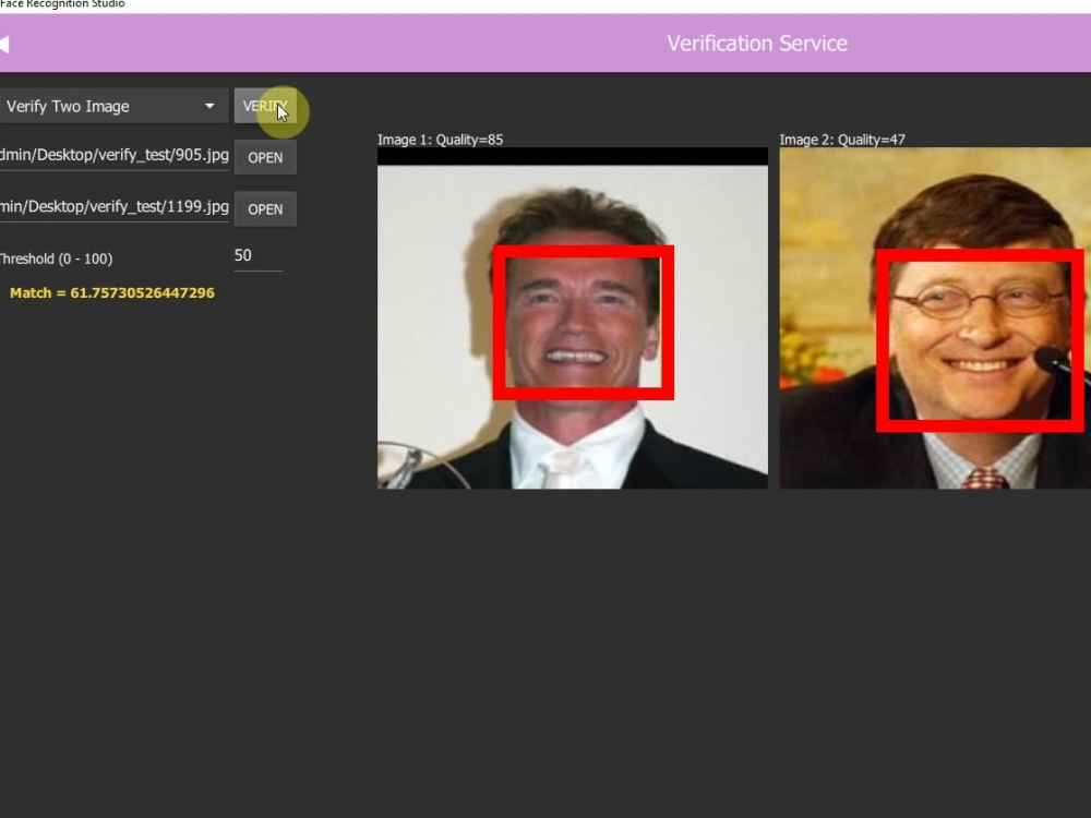 Complete face recognition studio with multiple features | Upwork