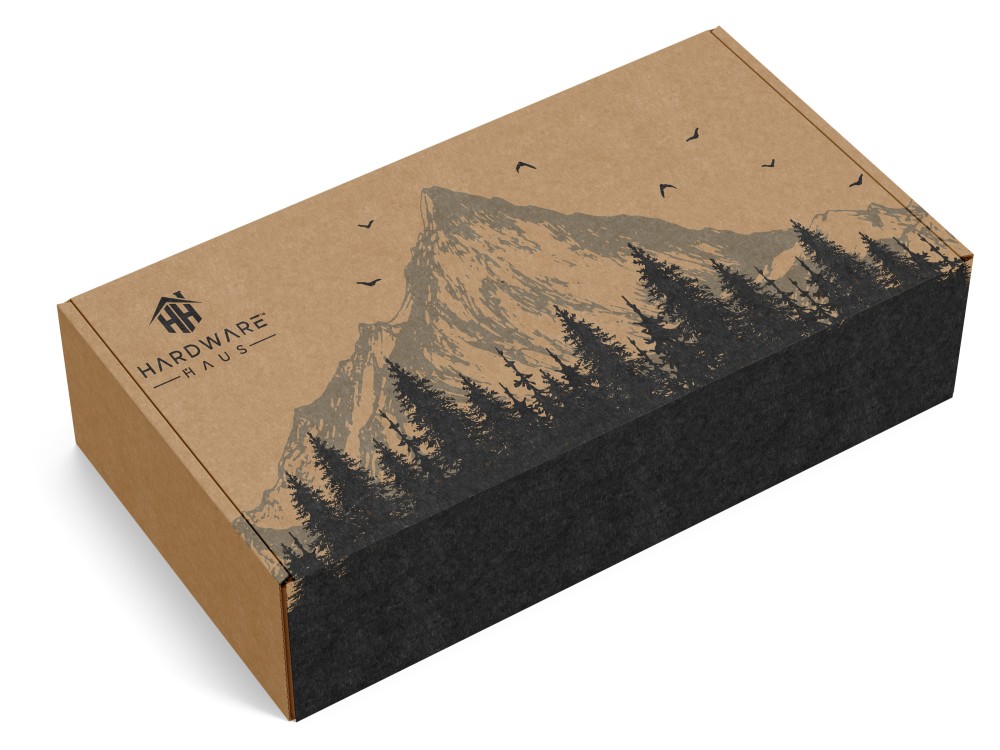 A Kraft Box Packaging Design, Eco-Friendly Packaging, Product Packaging ...