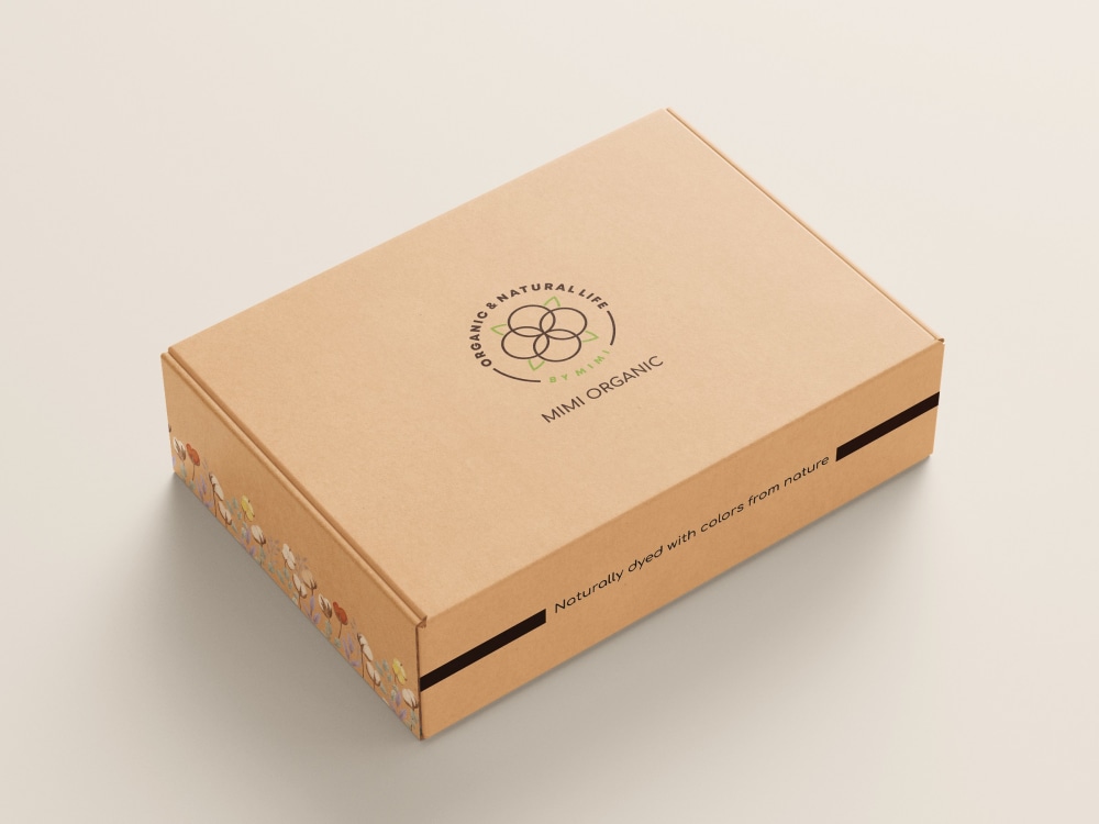 A Kraft Box Packaging Design, Eco-Friendly Packaging, Product Packaging ...