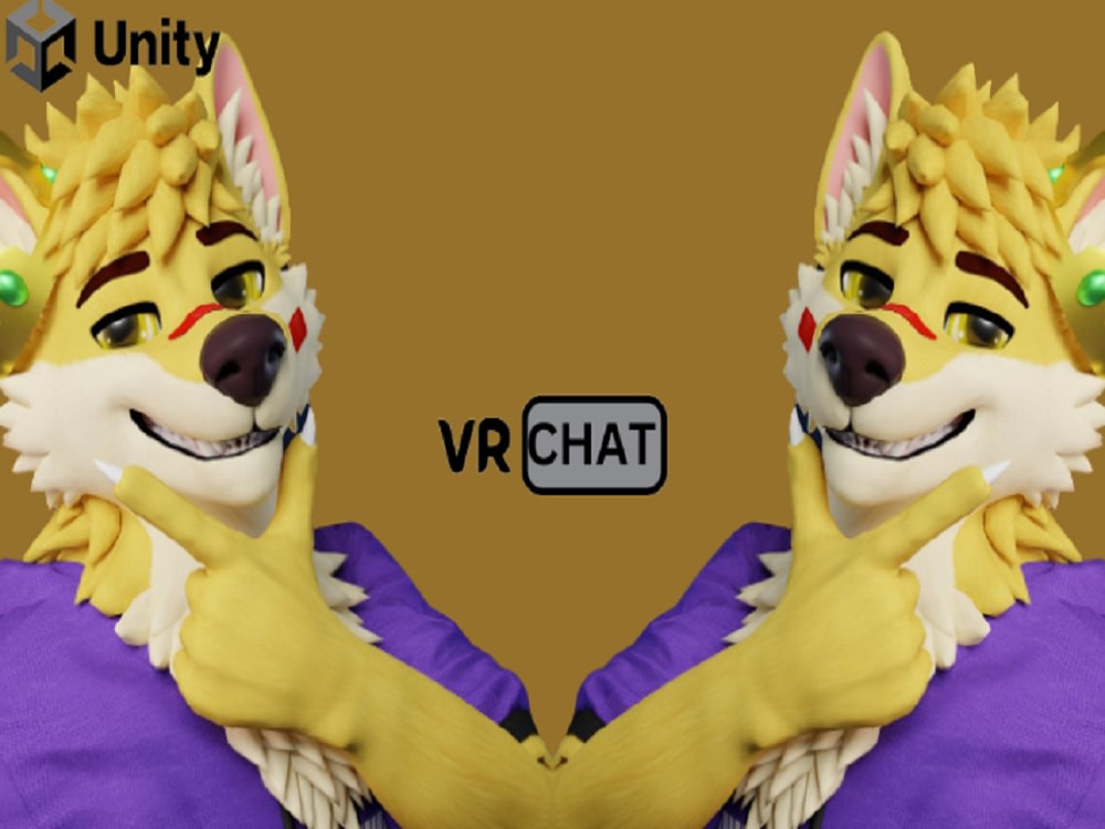 Custom rigged vrchat avatar, vtuber, 3d model, furry, nsfw, anime ...