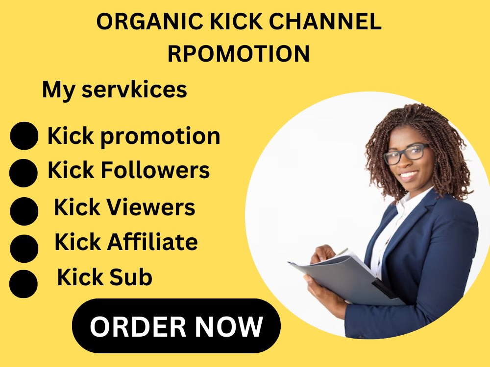 Kick channel promotionn for more live viewers and sub | Upwork