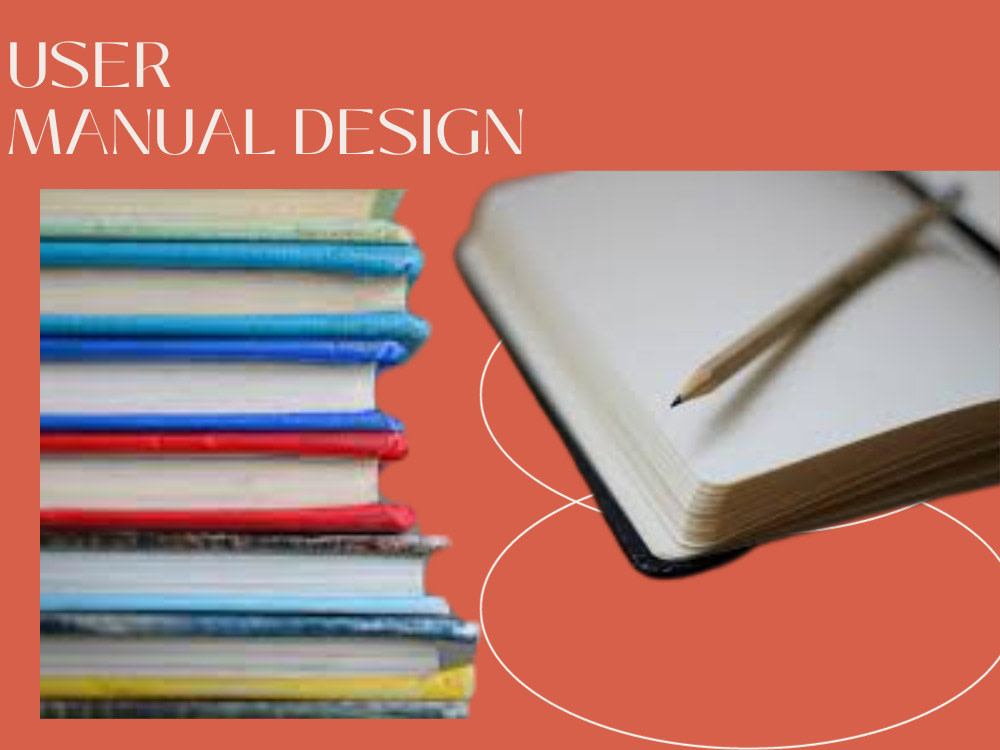 Design and a professional user manual product guide instruction manual ...
