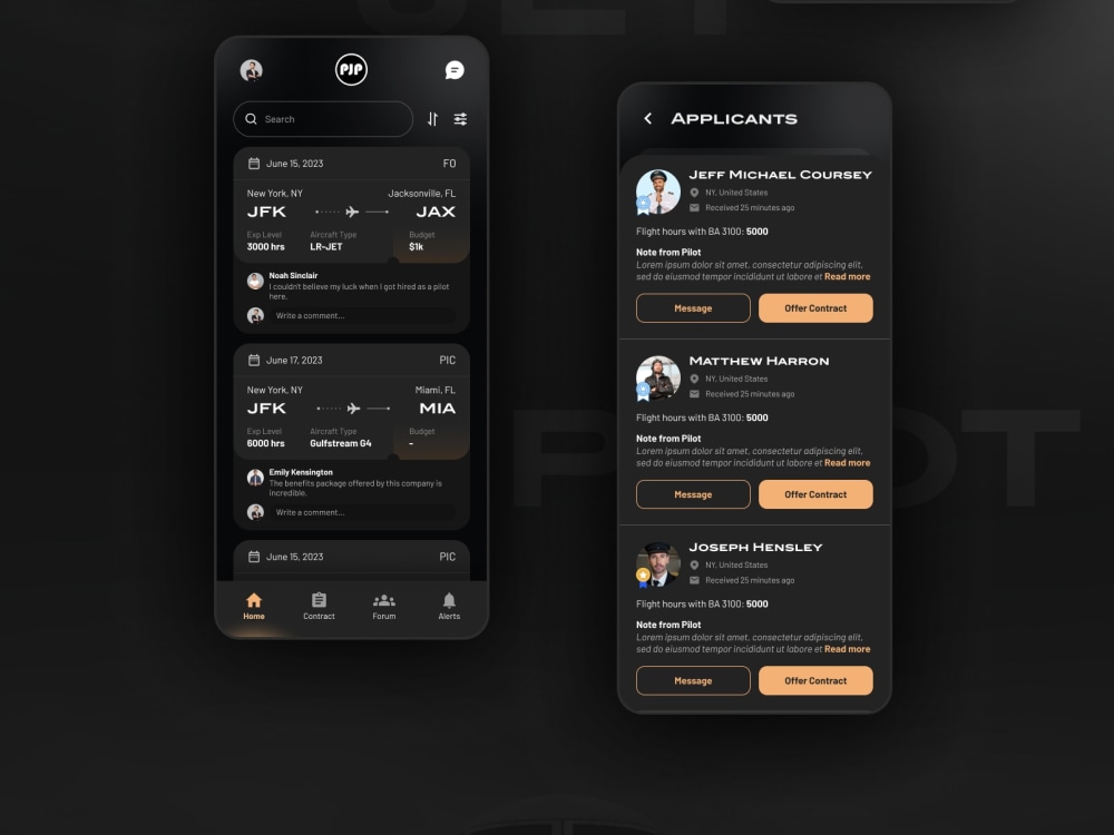 Application Design ( UI/UX Design ) | Upwork