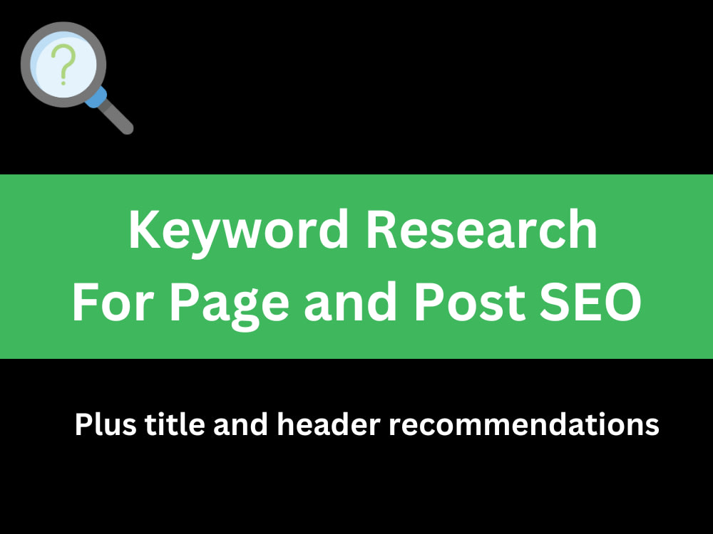 Keyword research for existing or upcoming page or blog post content ...
