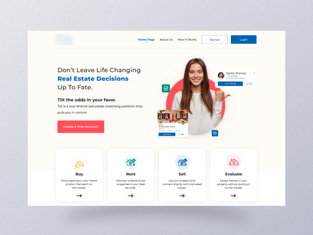 Responsive Website UI/UX, Web UI, and Landing Page Design | Upwork