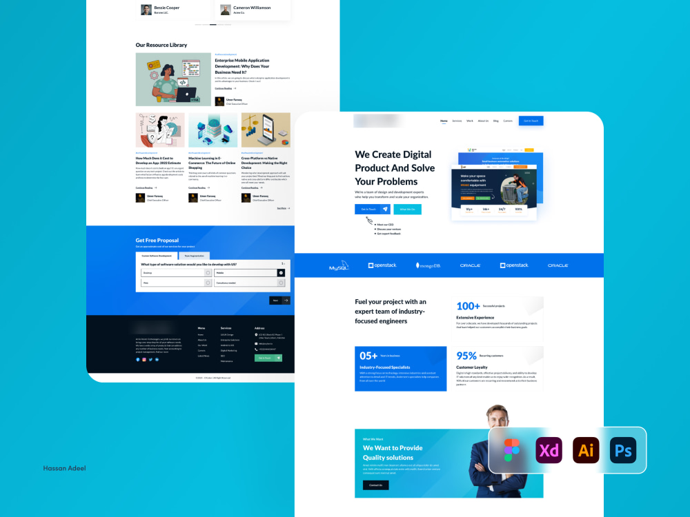 Responsive Website UI/UX, Web UI, and Landing Page Design | Upwork