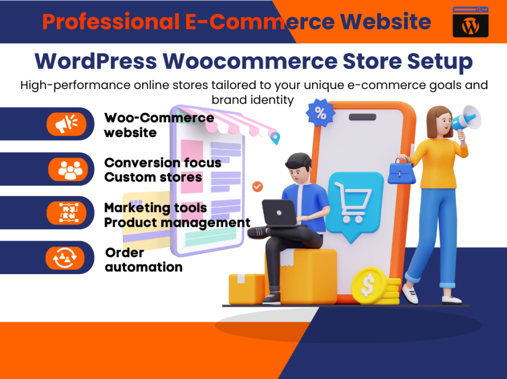 Professional E-Commerce Website using WordPress Woocommerce Store Setup | Upwork