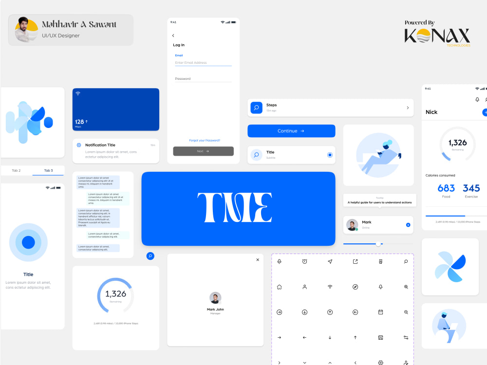 A professional UI/UX design for your Mobile application. | Upwork
