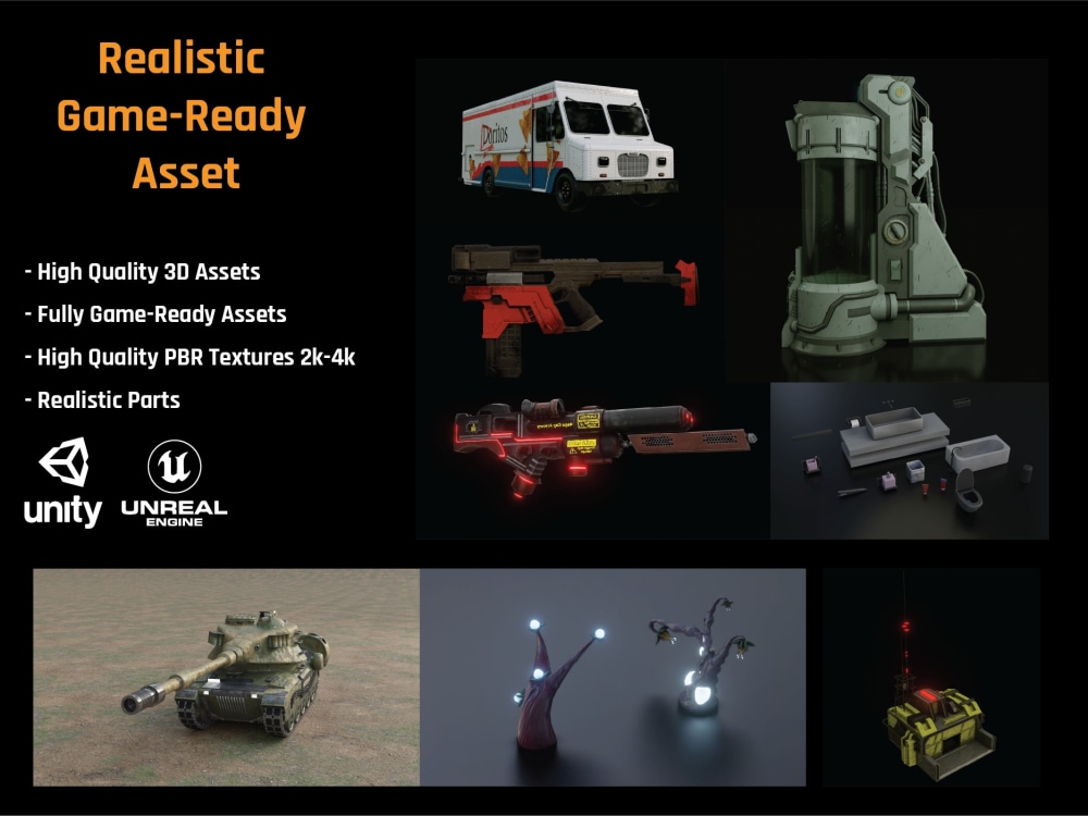 A realistic 3D asset for video games | Upwork