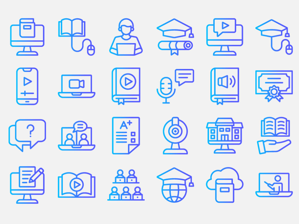 Design vector custom icons in any style, icon design | Upwork
