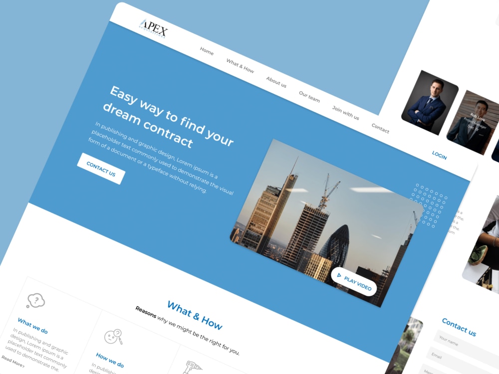 Web Design Project Using Html Css Scss And Javascript Upwork 9313