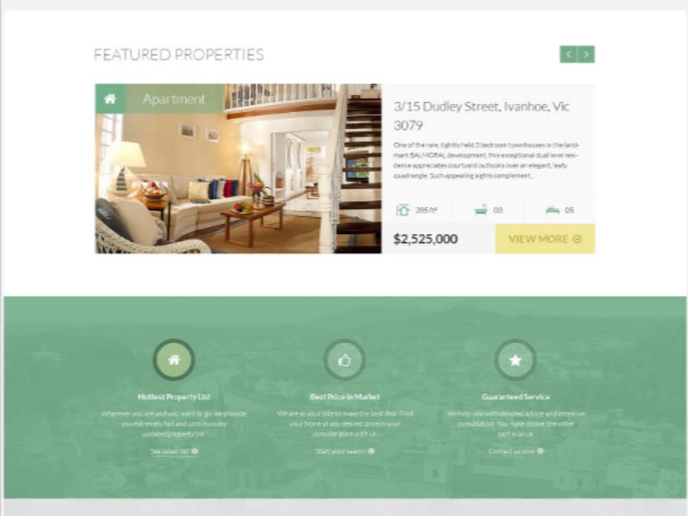 A re-design and design responsive Real Estate website | Upwork