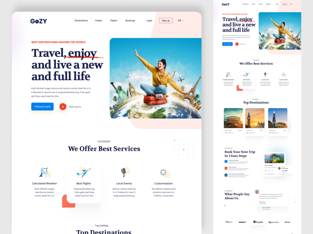 Modern Figma website design, website ui ux , landing page ui, figma ...