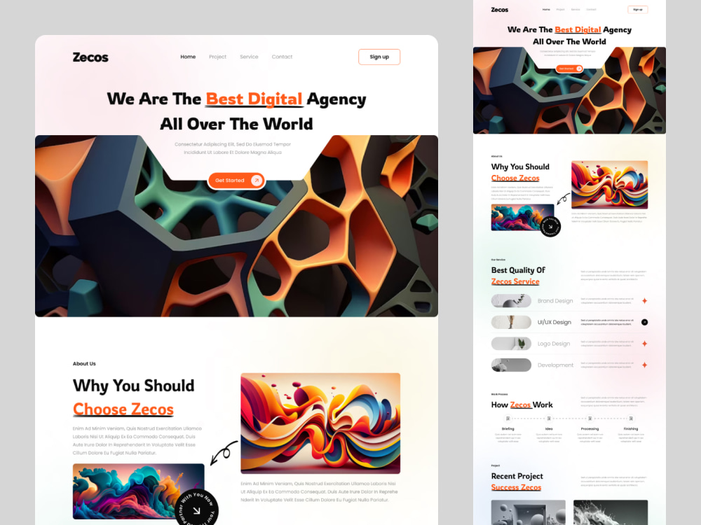 Modern Figma website design, website ui ux , landing page ui, figma ...