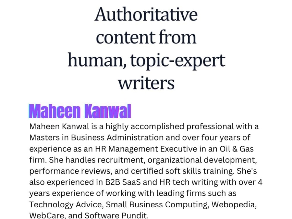 HR article, blog, content from HR Expert | Human Resources HR Writing ...