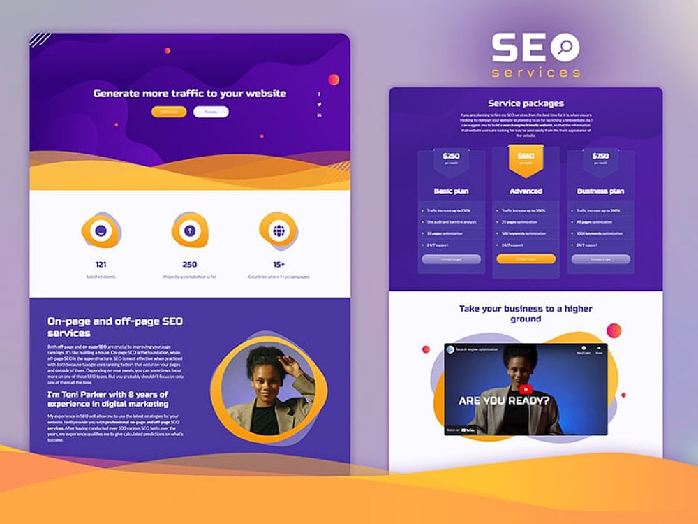 High quality website (UI/UX design) | Upwork