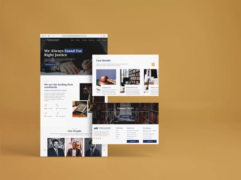 A professional Website UI design | Upwork