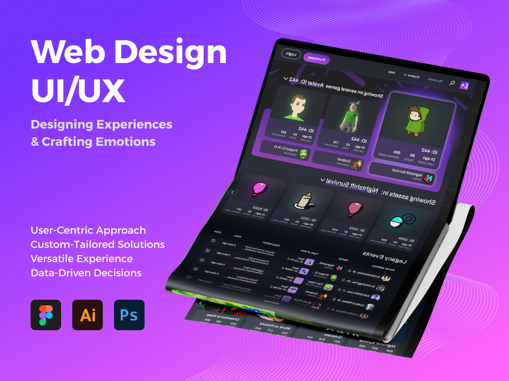 A User-Friendly and Eye-Catching Web UX/UI Design | Upwork